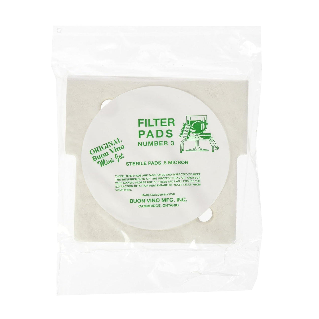 Buon Vino Mini Jet Filters - 25 Pack – Barkeep General Store
